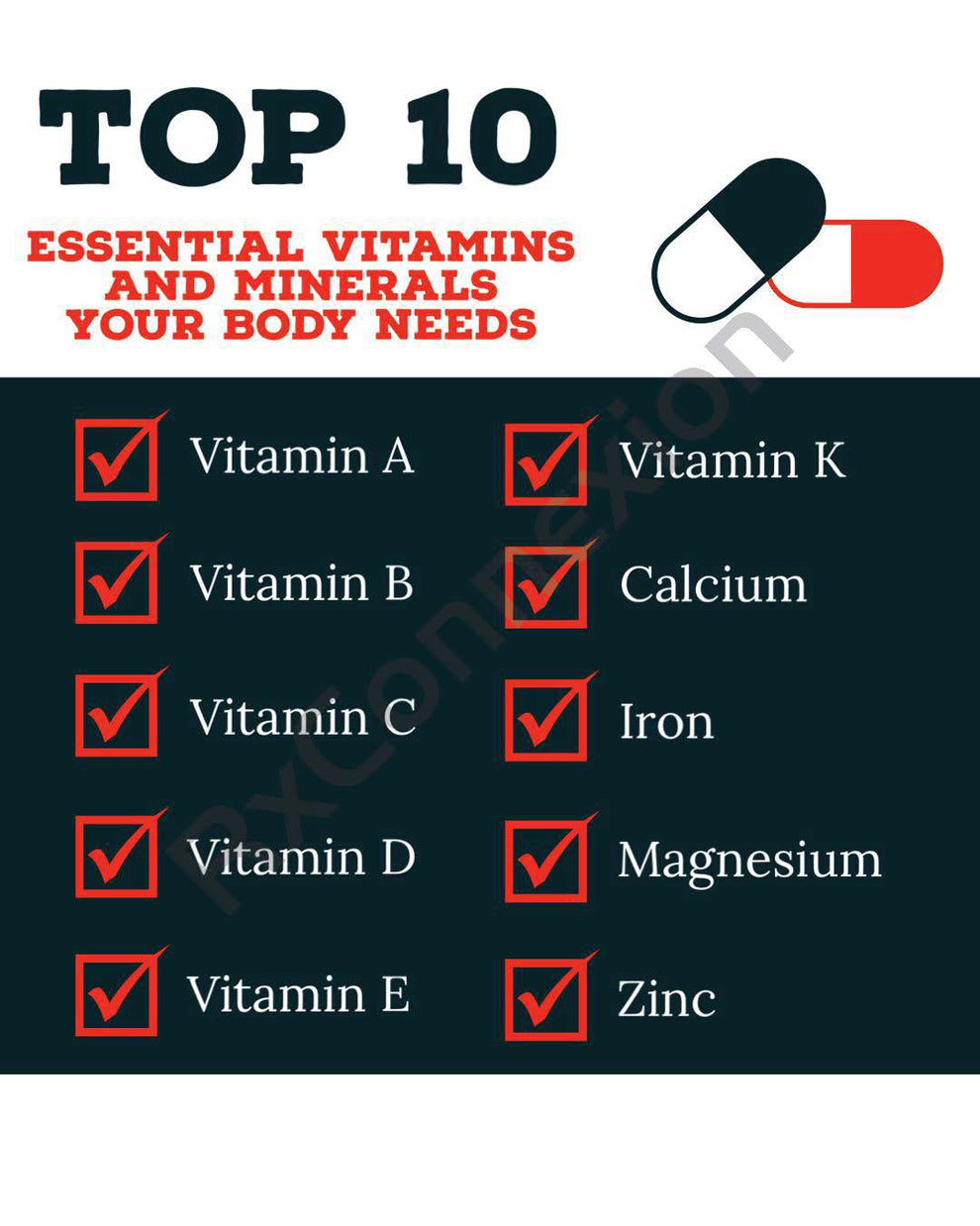 Social Media - Top 10 vitamins – RxConnexion